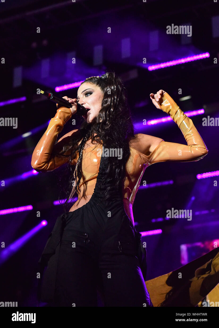 Tulisa singing hi-res stock photography and images - Alamy