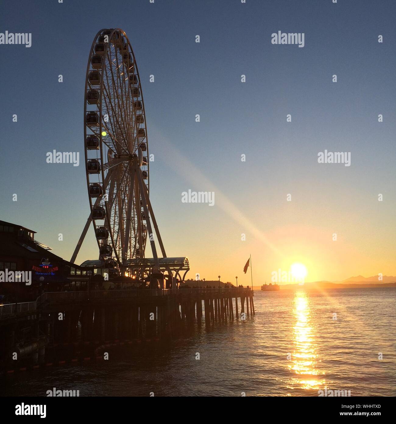 Seattle great wheel hi-res stock photography and images - Alamy