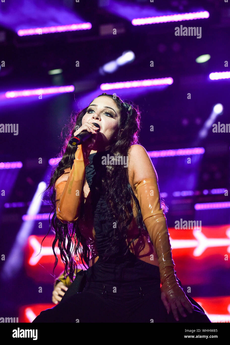 Pop star, and former N-Dubz singer, Tulisa performs at this years ...