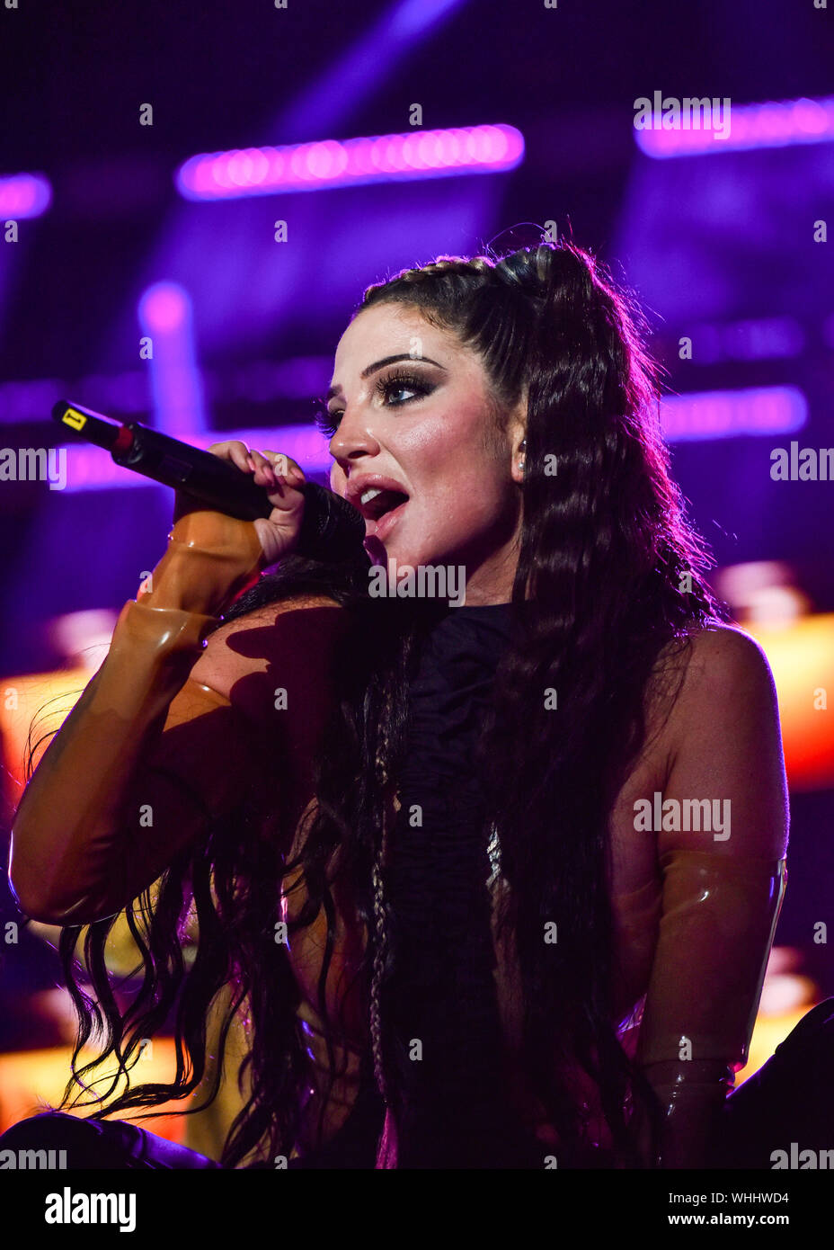 Pop star, and former N-Dubz singer, Tulisa performs at this years ...