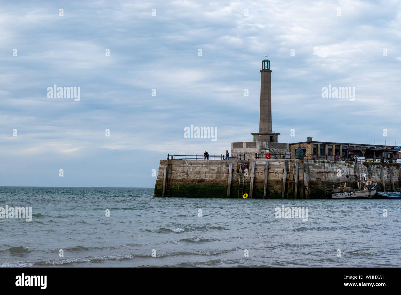 Margate Beach Front on the Kent coast, UK - end of summer Stock Photo ...