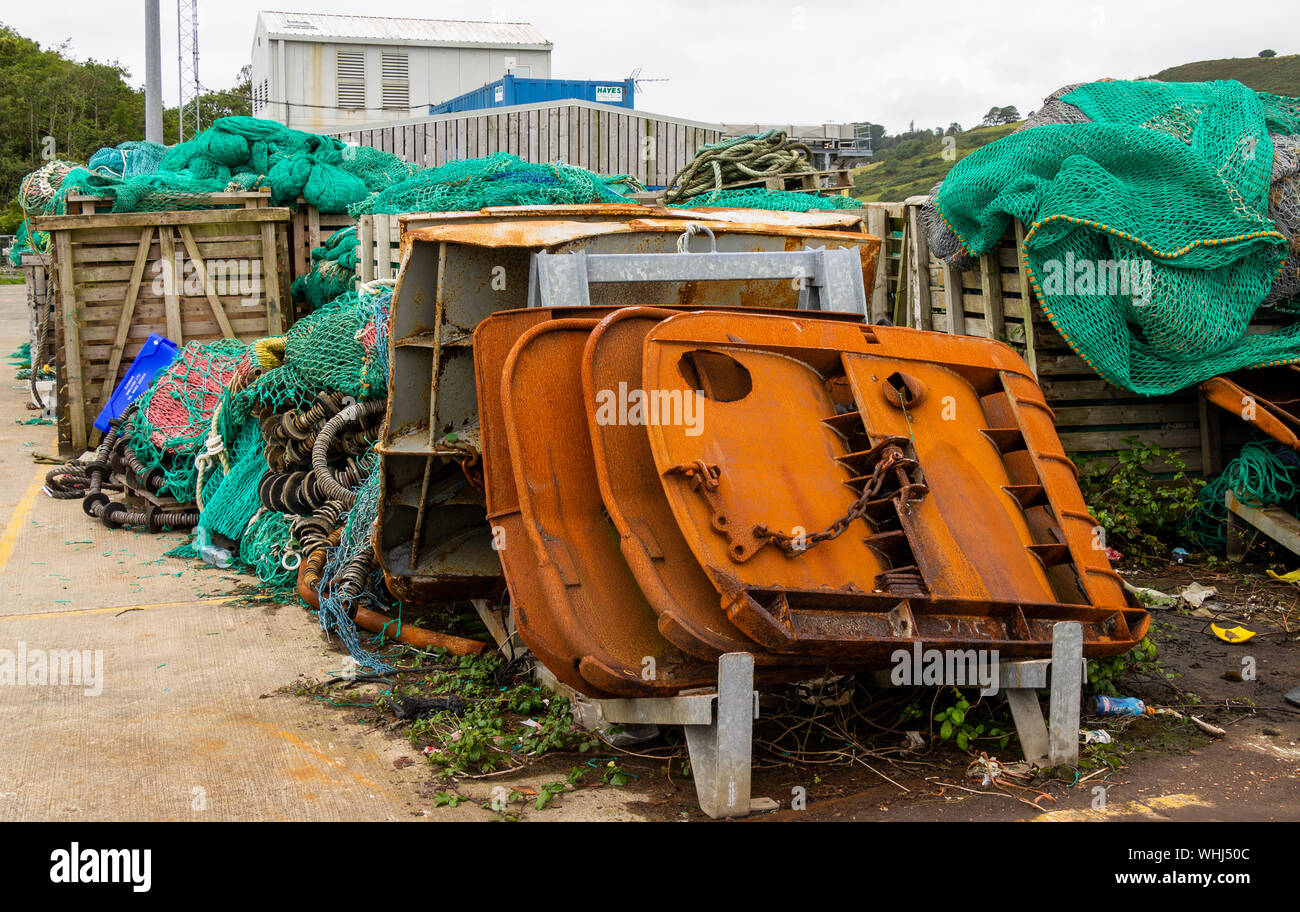 Discarded commercial fishing nets hi-res stock photography and images ...