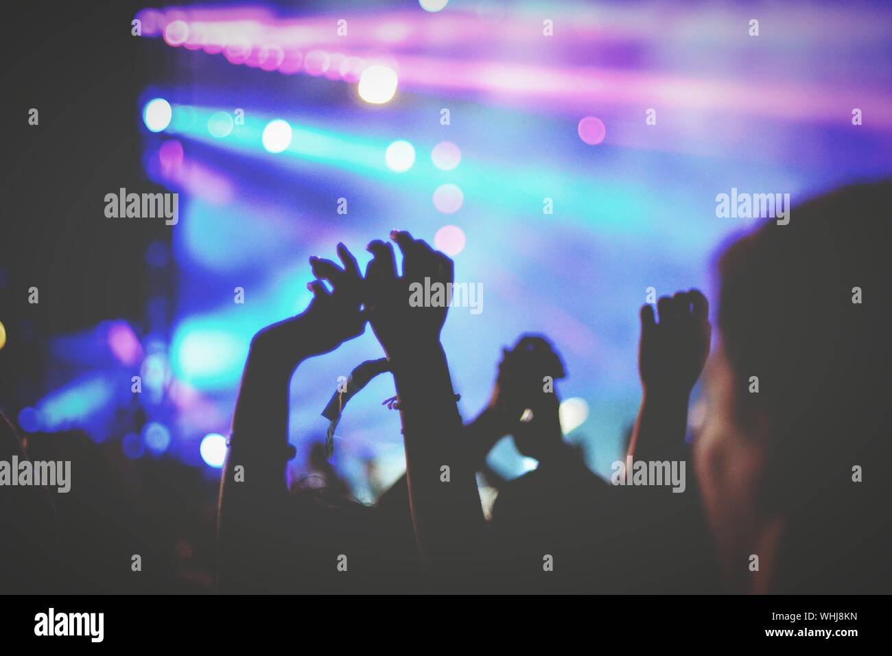 Crowd arms in hi-res stock photography and images - Alamy