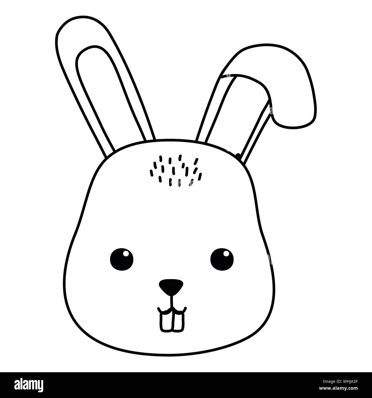 Rabbit cartoon design, Animal cute zoo life nature and fauna theme ...