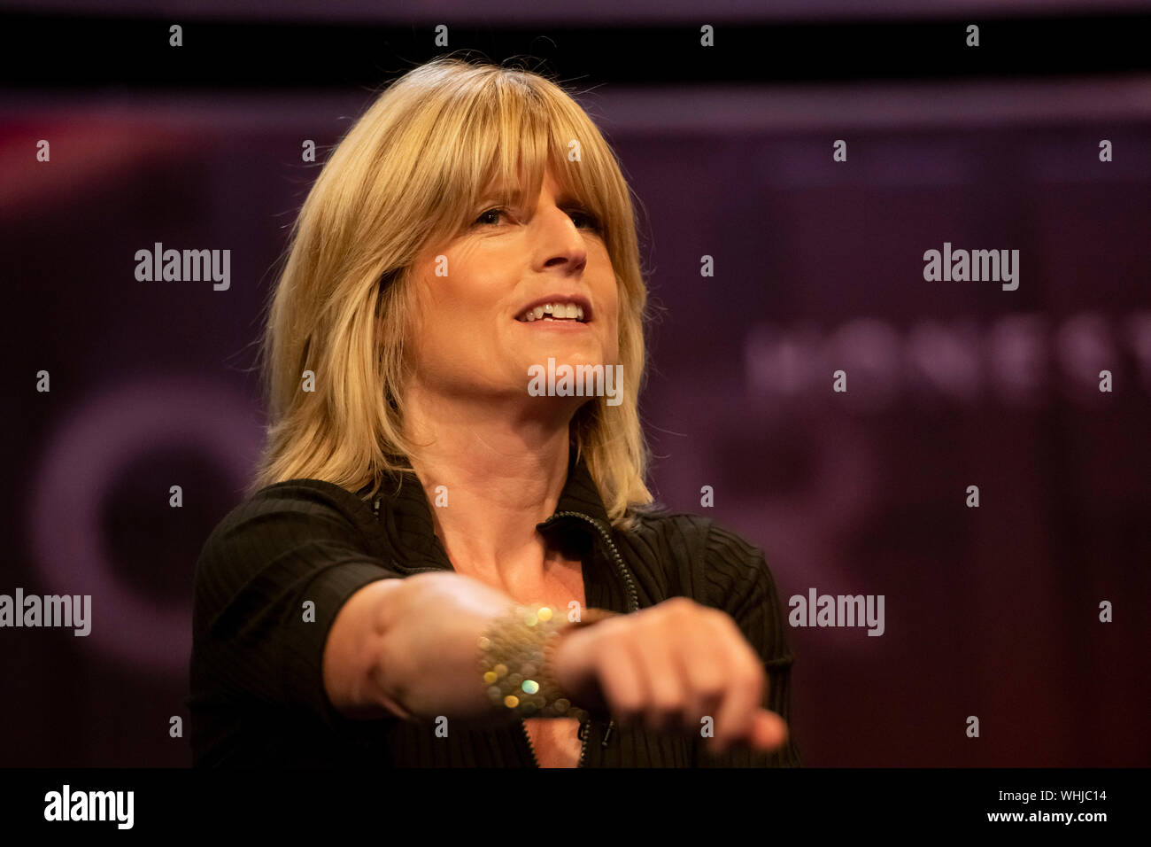Rachel Johnson speaking at Channel 5's 'Are Politicians Up to It ...