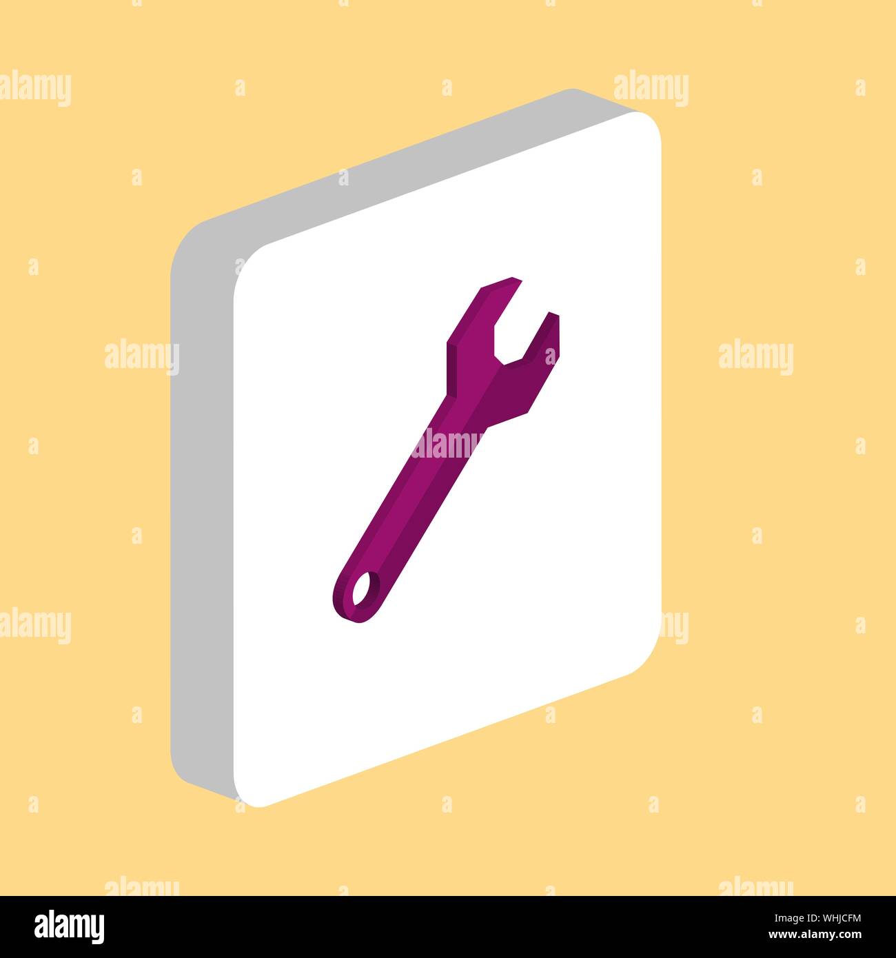 Hammer ui icon Stock Vector Images - Alamy
