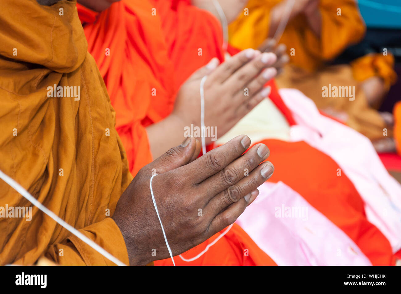 Monks hands hi-res stock photography and images - Alamy