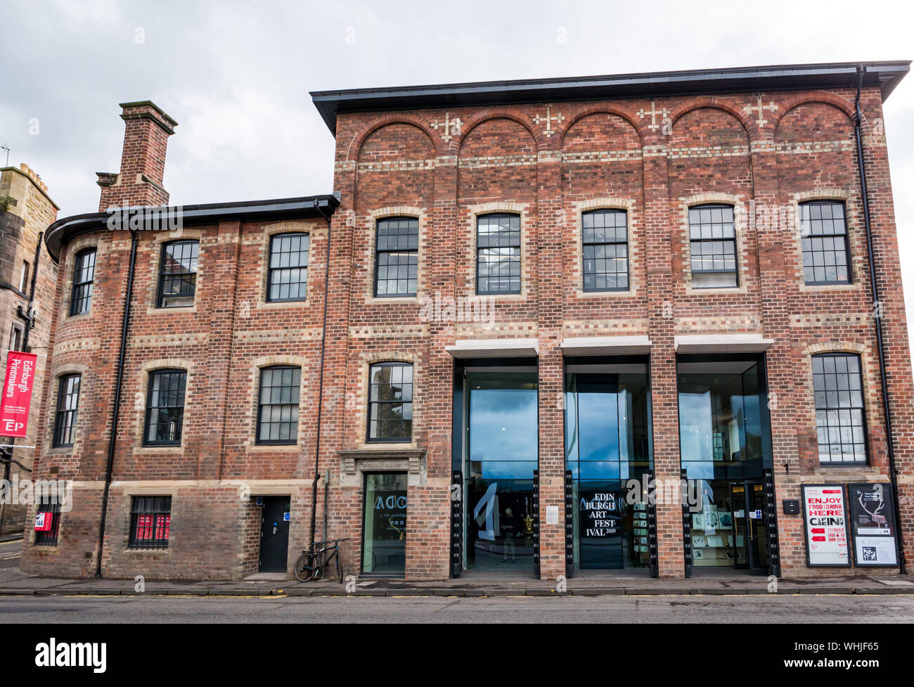 Edinburgh Printmakers studio, converted mill building Castle Mills ...