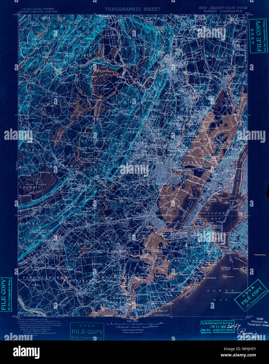 Map of passaic new jersey hi-res stock photography and images - Alamy