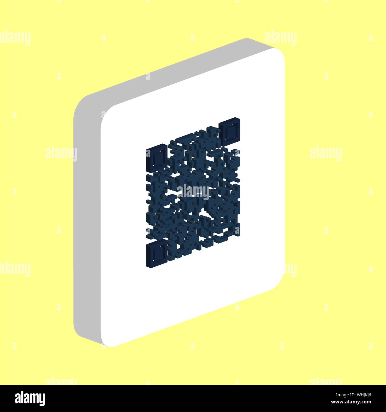 QR Code Simple vector icon. Illustration symbol design template for web ...