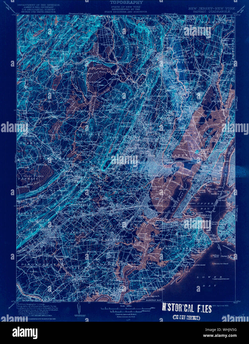 Map Of Passaic New Jersey High Resolution Stock Photography and Images ...