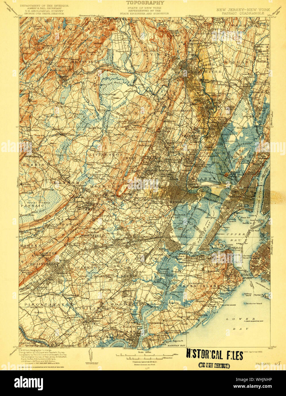 Map of passaic hi-res stock photography and images - Alamy