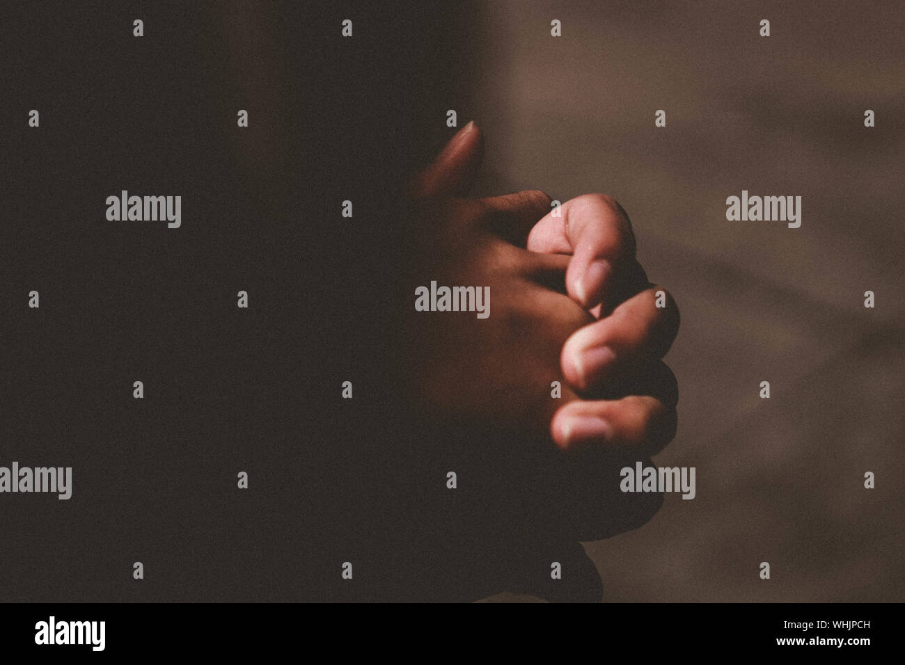 Hands at prayer hi-res stock photography and images - Alamy