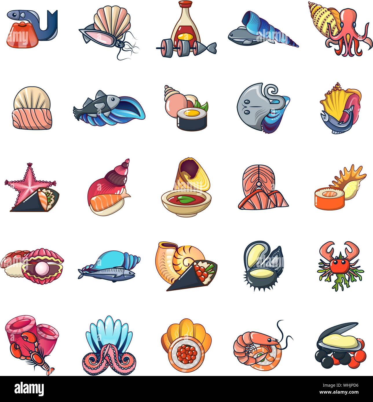 Shellfish aquaculture Stock Vector Images - Alamy