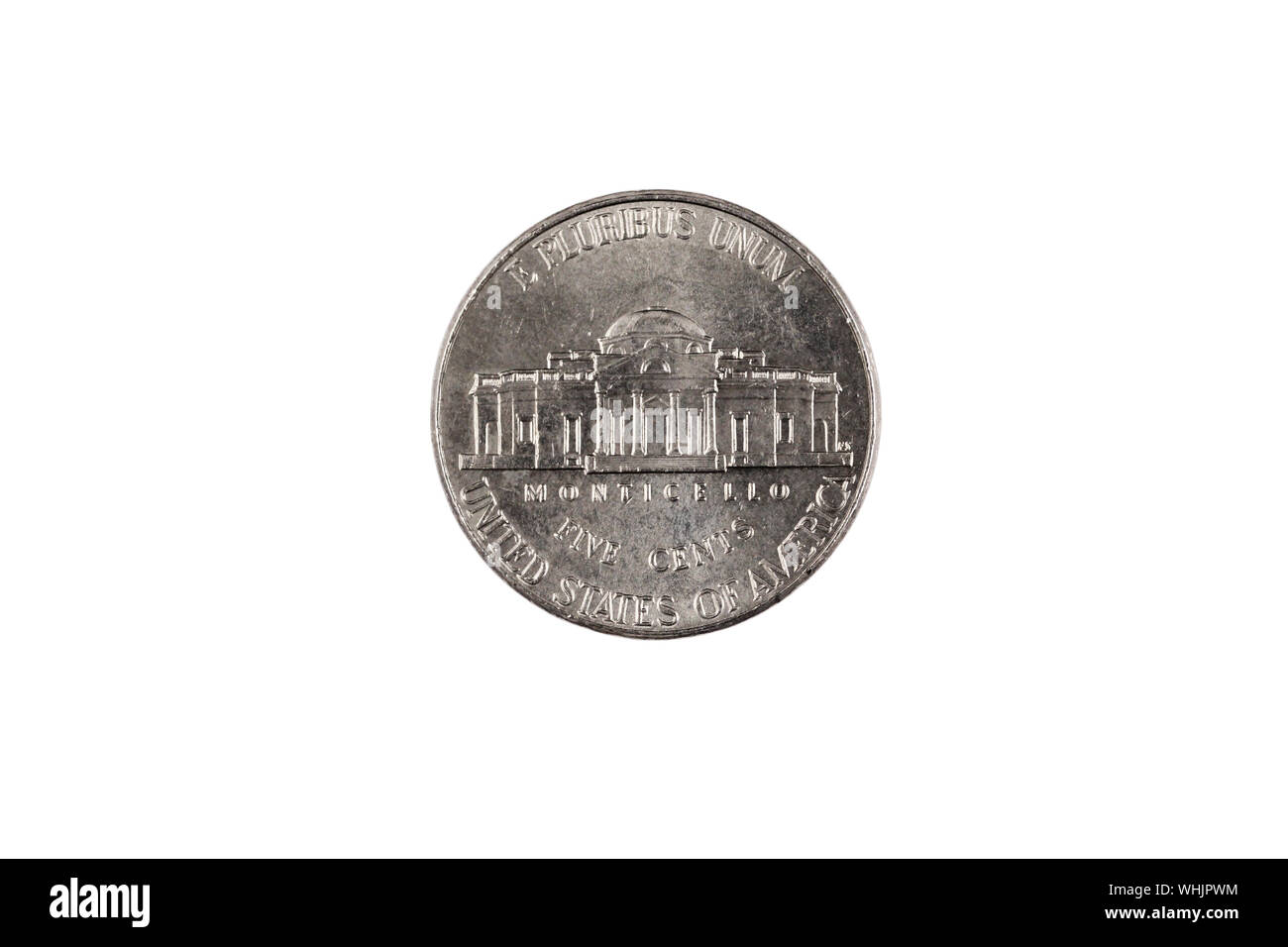 Five cents coin american currency Cut Out Stock Images & Pictures - Alamy