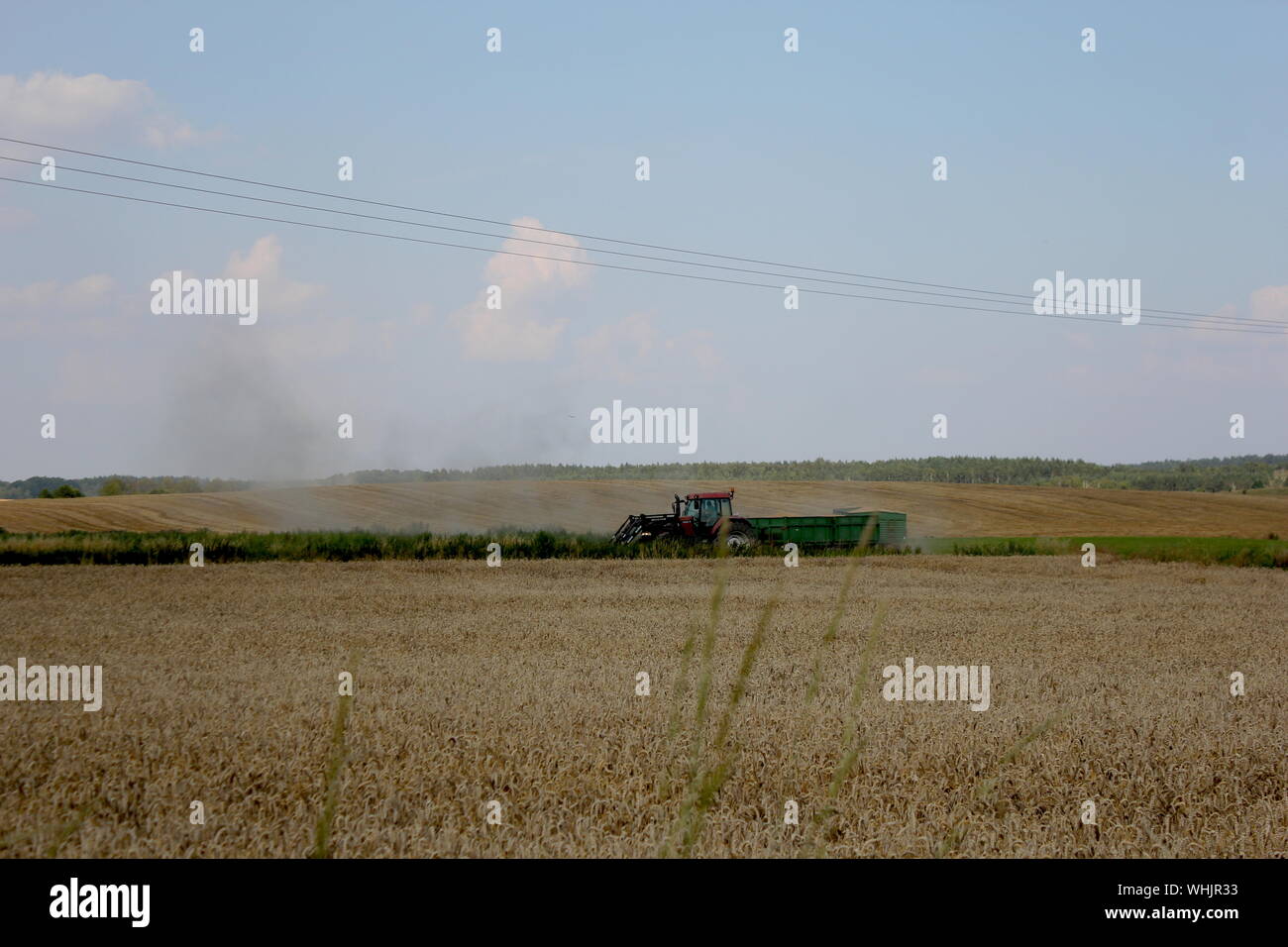 Dashboard of the tractor hi-res stock photography and images - Alamy