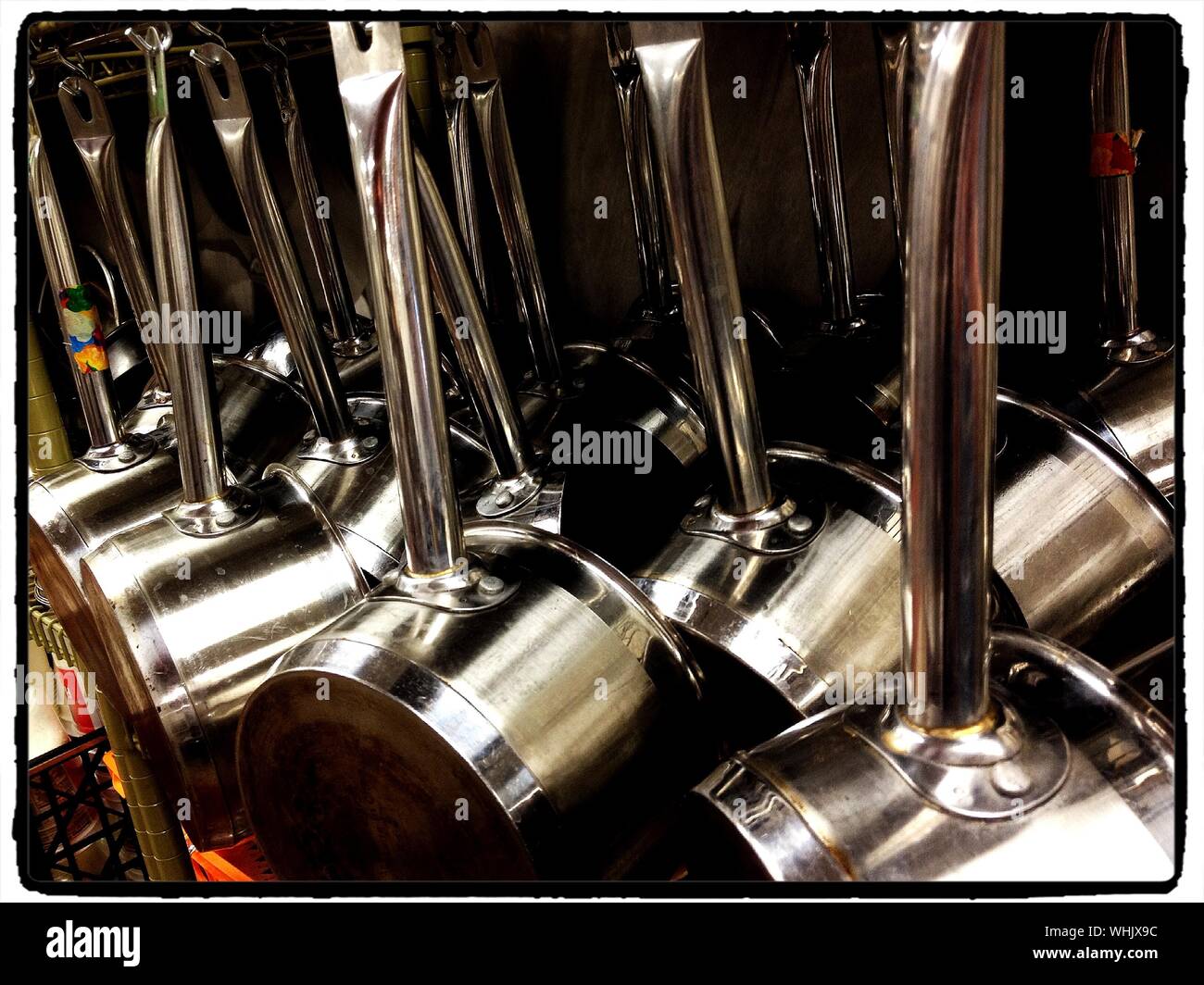 Hanging pans hi-res stock photography and images - Alamy