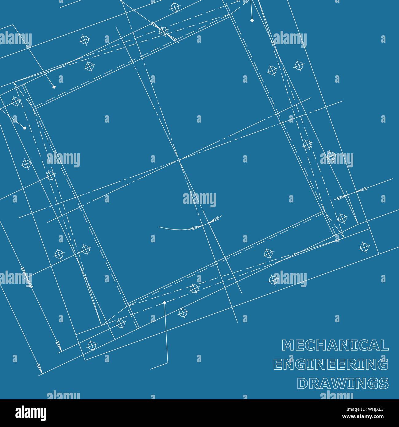 Subject vector background. Mechanical engineering elements. Technical ...