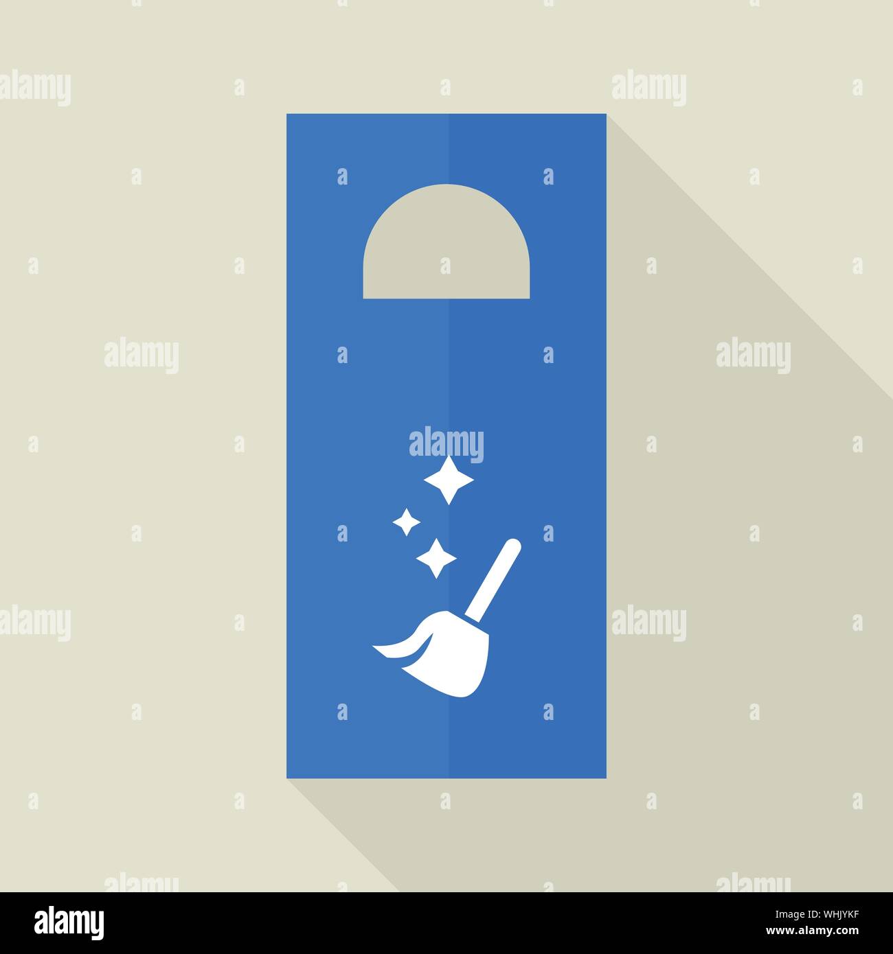 Please clean room tag icon, flat style Stock Vector Image & Art - Alamy