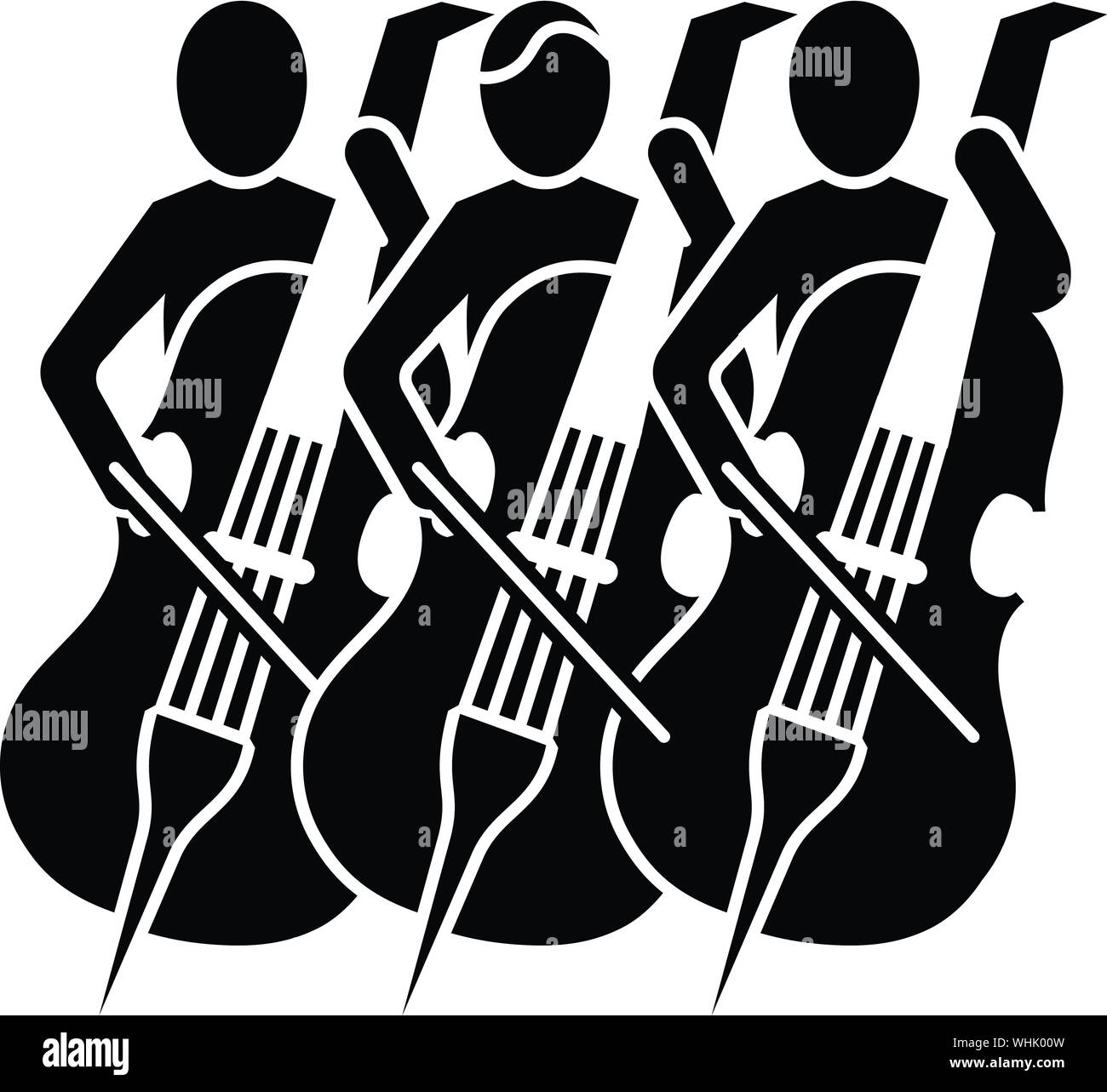 String Orchestra Silhouette