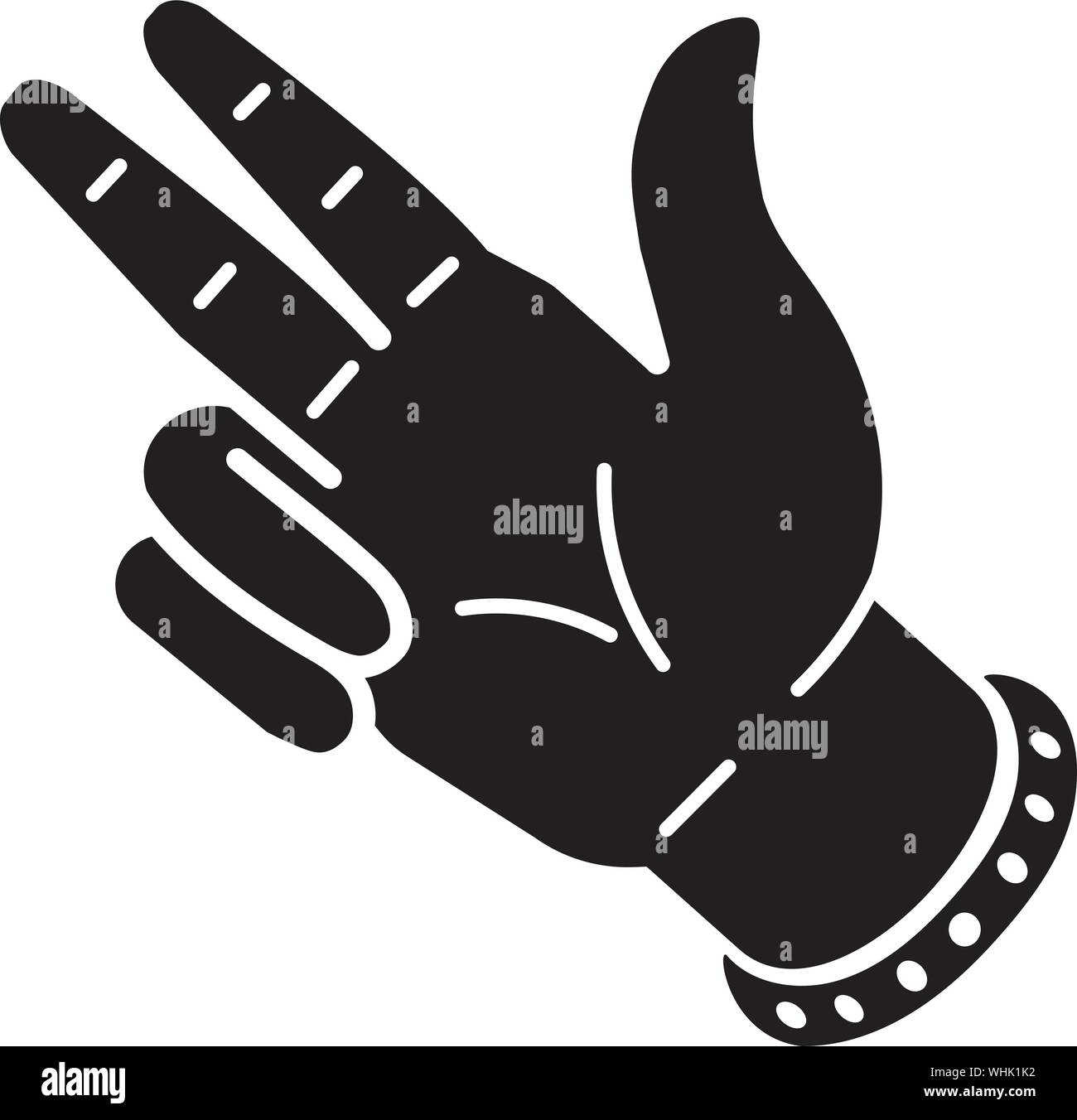 Hand rap sign icon, simple style Stock Vector Image & Art - Alamy