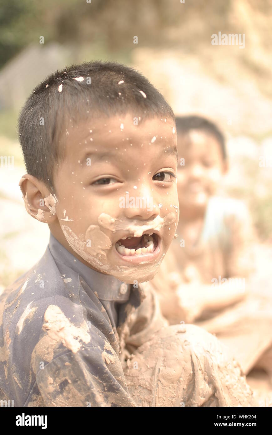 Muddy Face Boy High Resolution Stock Photography and Images - Alamy