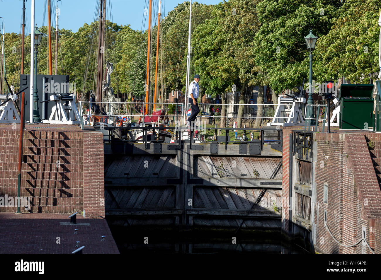 Port area and sluice gate crossing in the historically strategic ...