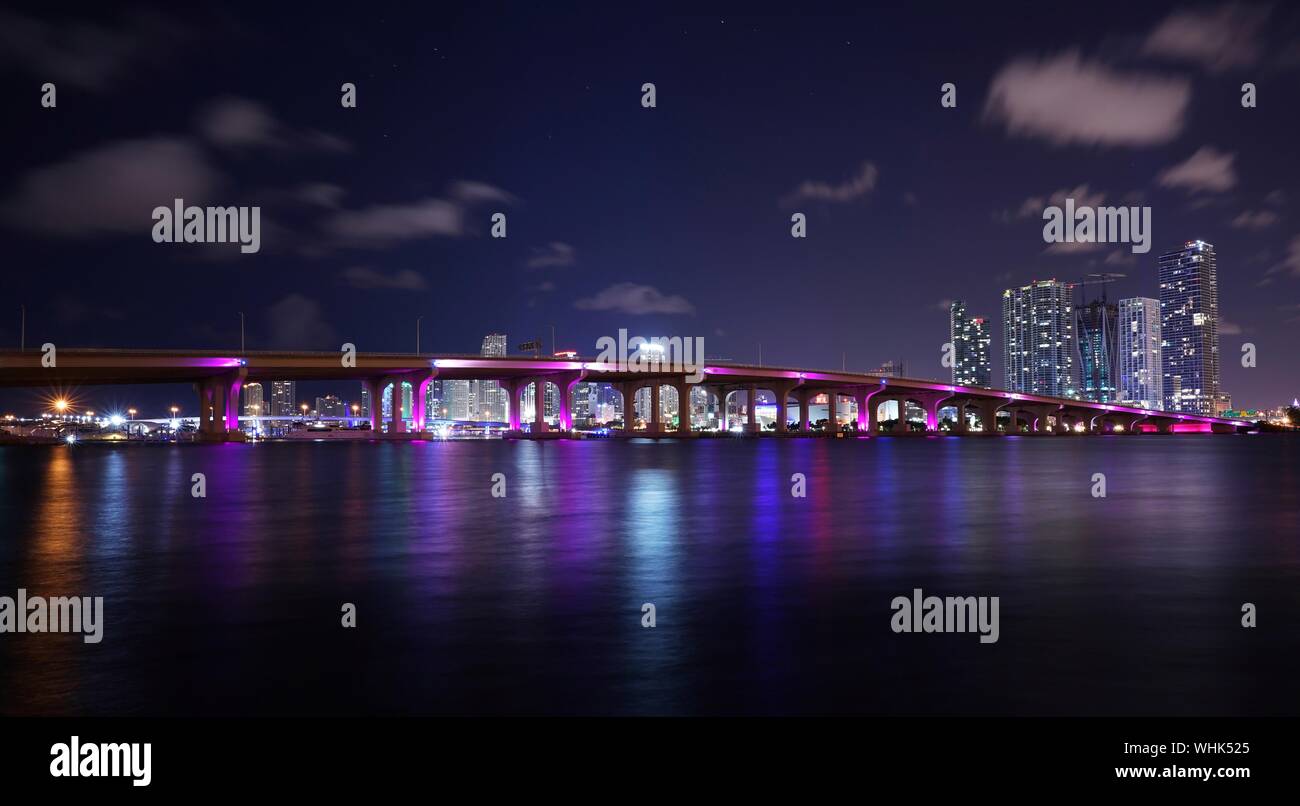 Miami river bridge hi-res stock photography and images - Alamy