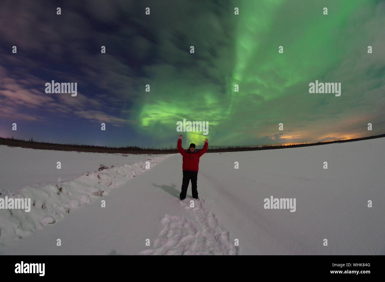 Aurora portrait hi-res stock photography and images - Alamy
