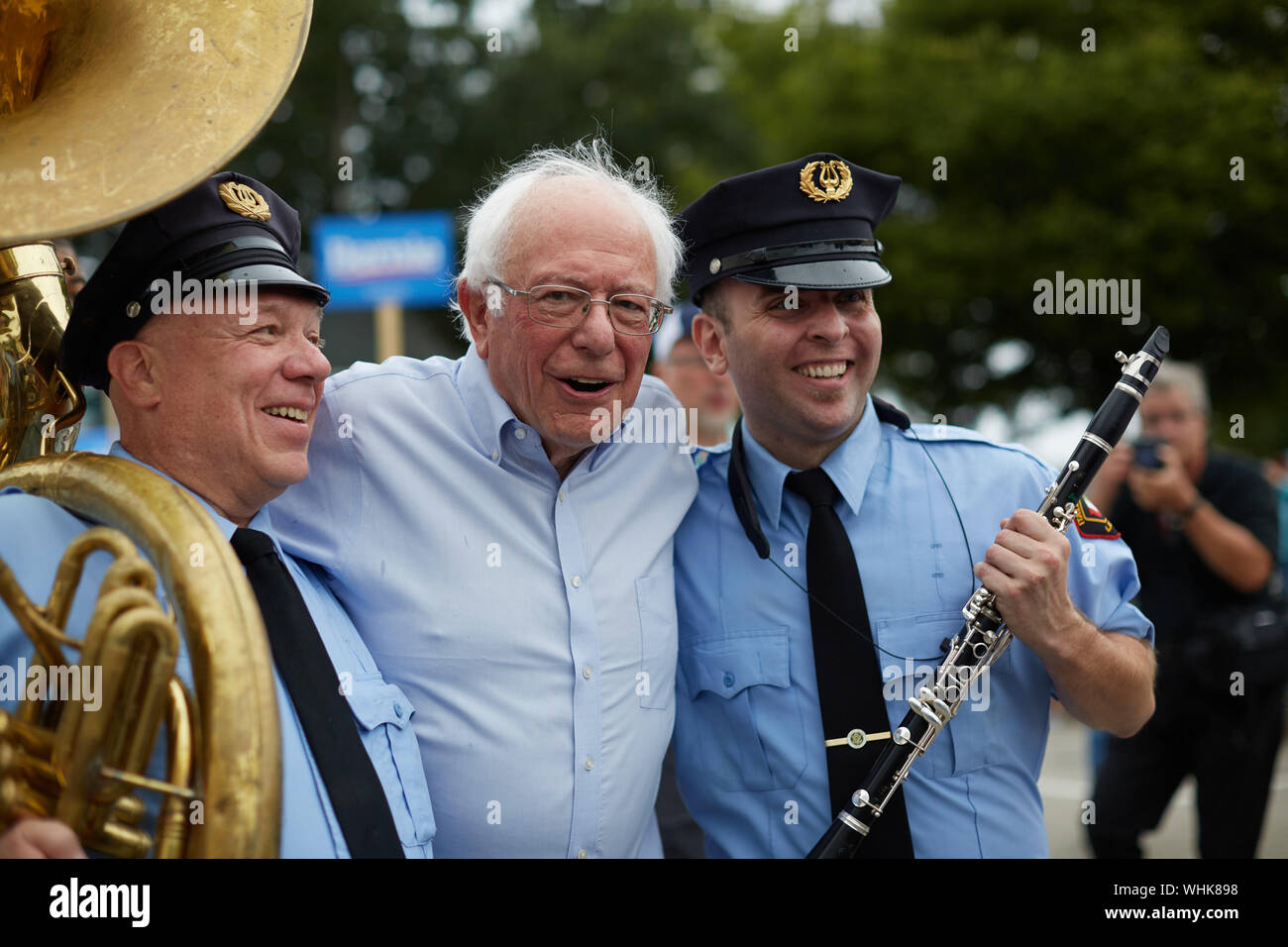 Milford, New Hampshire, USA. 2nd Sep, 2019. Bernie Sanders was the only ...