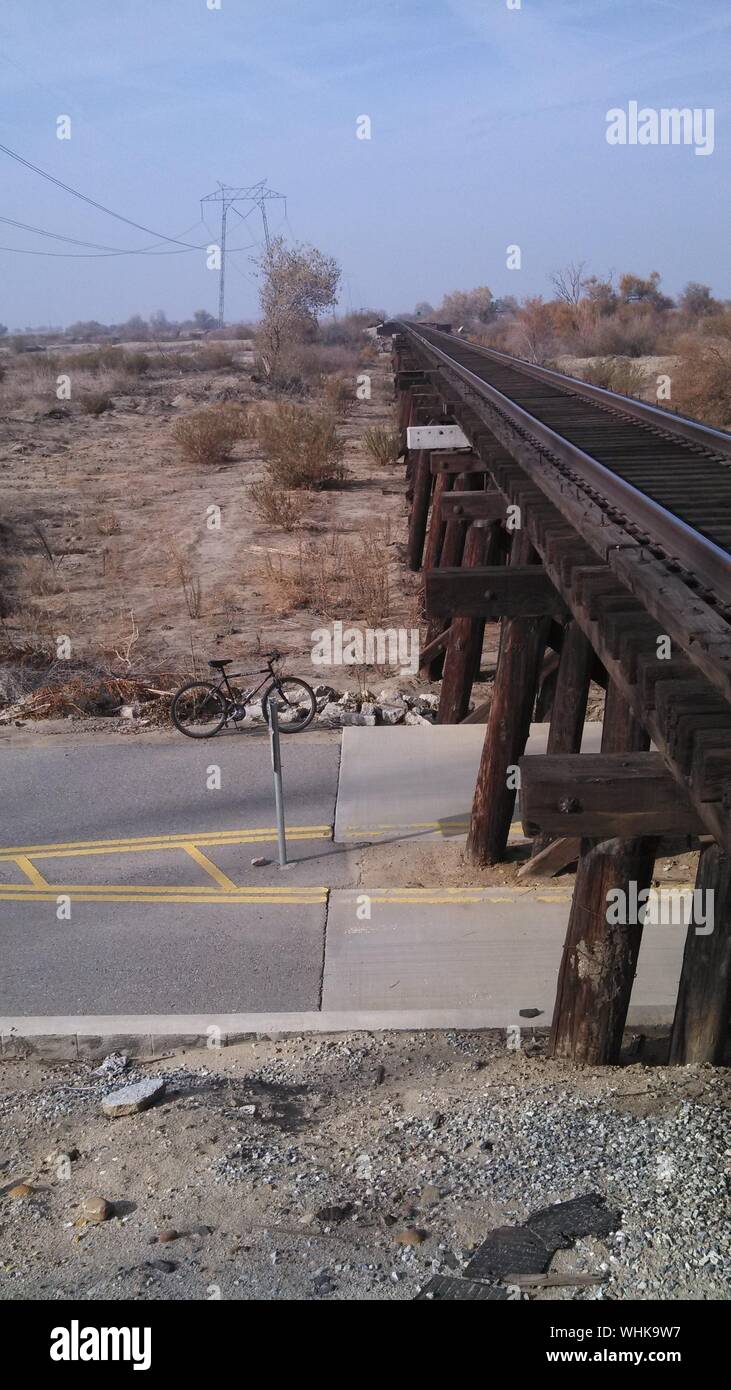 Old wooden railroad bridge hi-res stock photography and images - Alamy