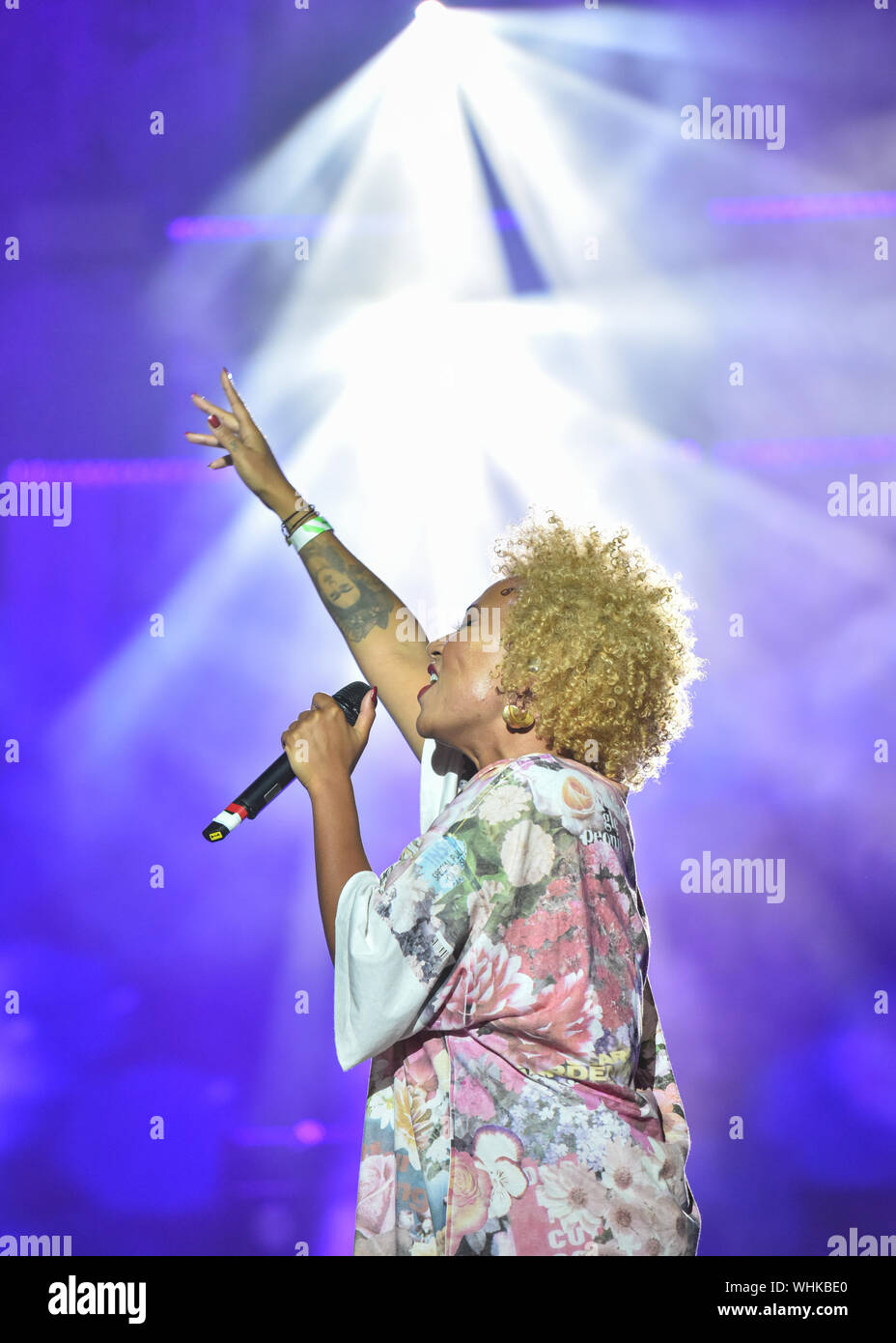 Artist Emeli Sande, performs to a sold out Mayfield Depot at the 2019 ...
