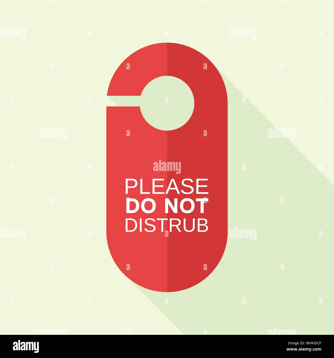 Door tag label icon, flat style Stock Vector Image & Art - Alamy