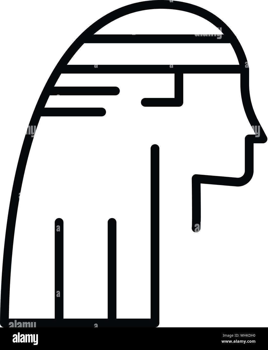 Pharaoh of new kingdom Cut Out Stock Images & Pictures - Alamy