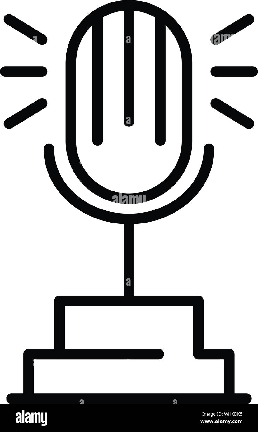 Old school microphone Cut Out Stock Images & Pictures - Alamy