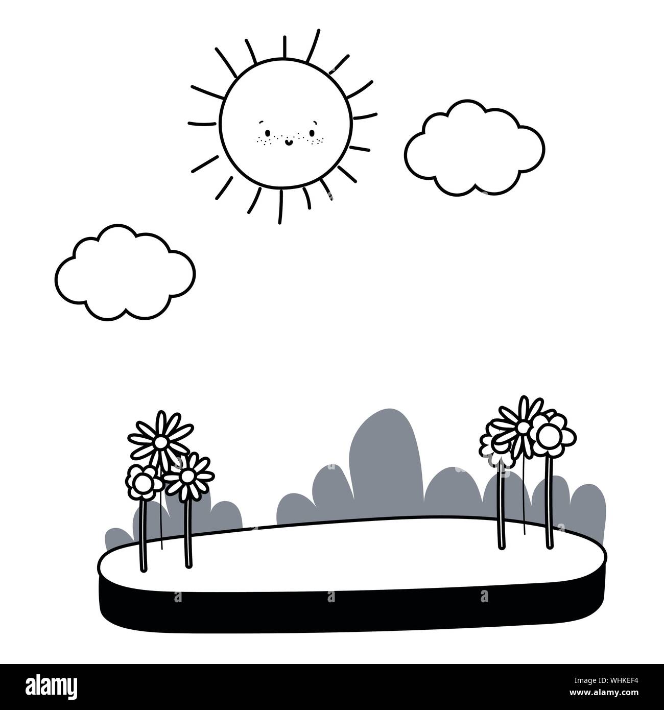 Park design, Landscape nature outdoor beautiful season spring and ...
