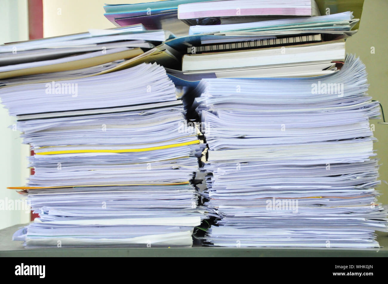 Files pile hi-res stock photography and images - Alamy