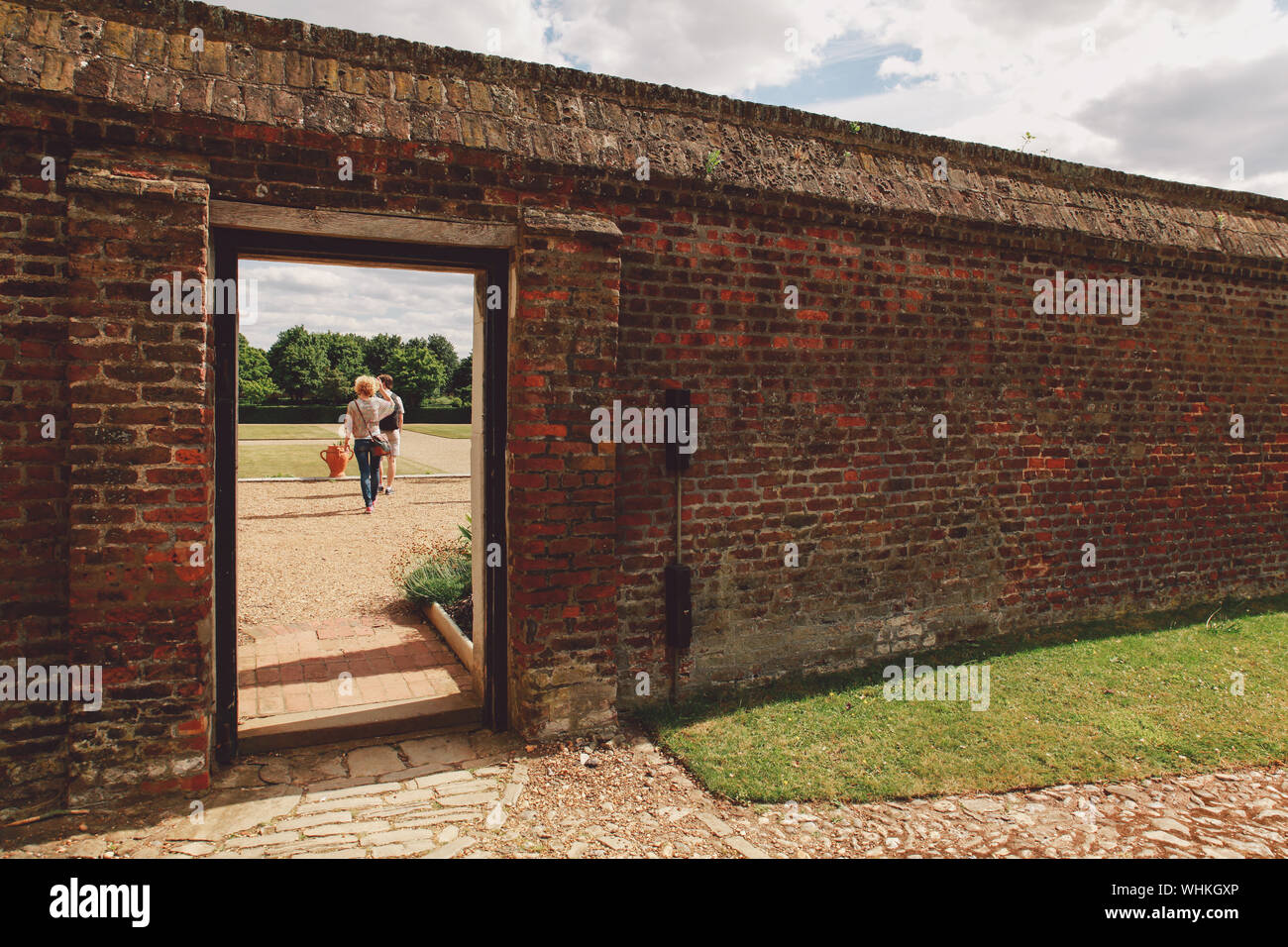 Woman Doorway Rear View High Resolution Stock Photography and Images ...