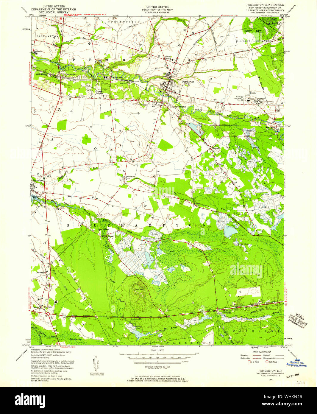 Map of pemberton hi-res stock photography and images - Alamy