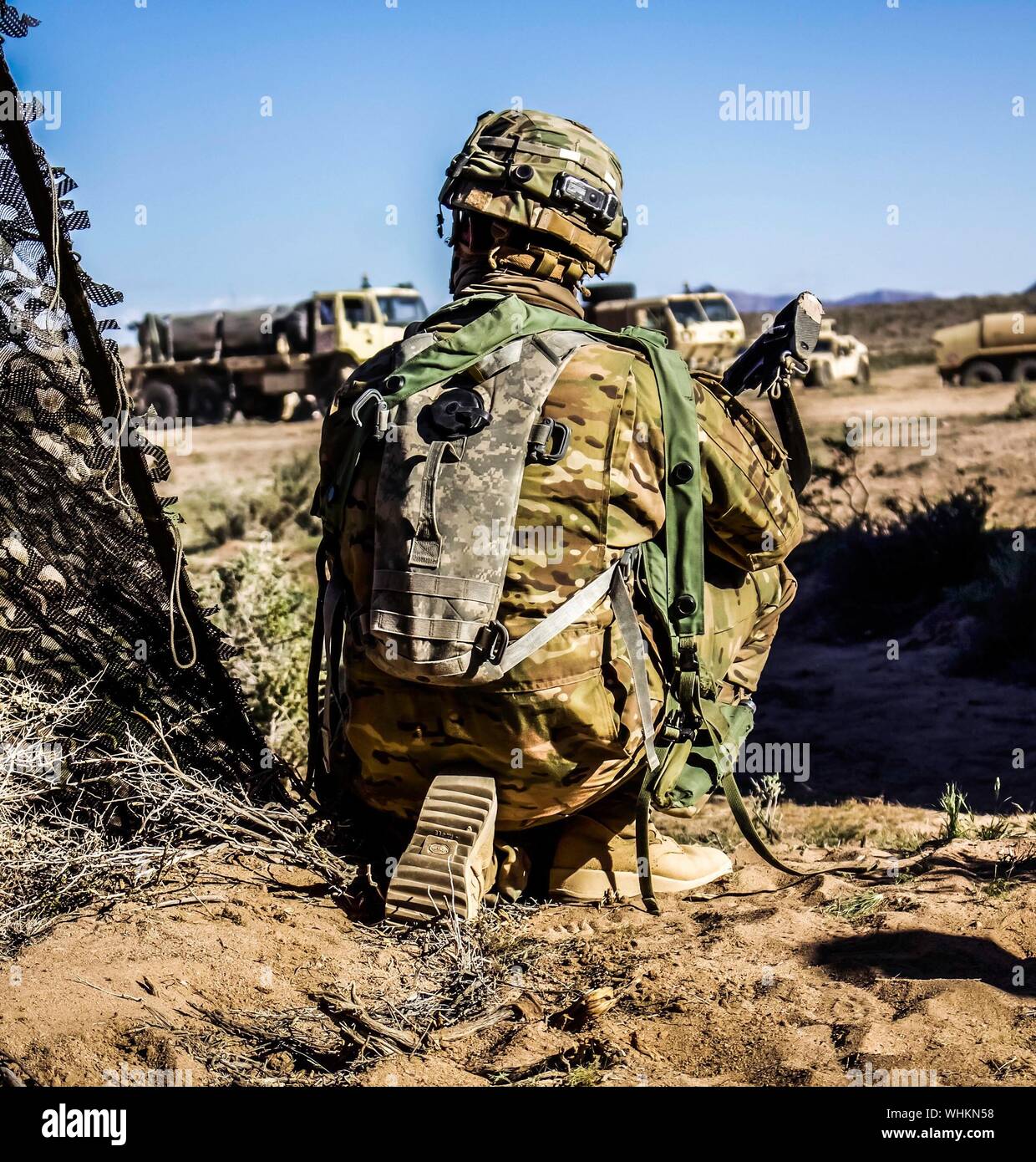 Crouching Soldier High Resolution Stock Photography and Images - Alamy