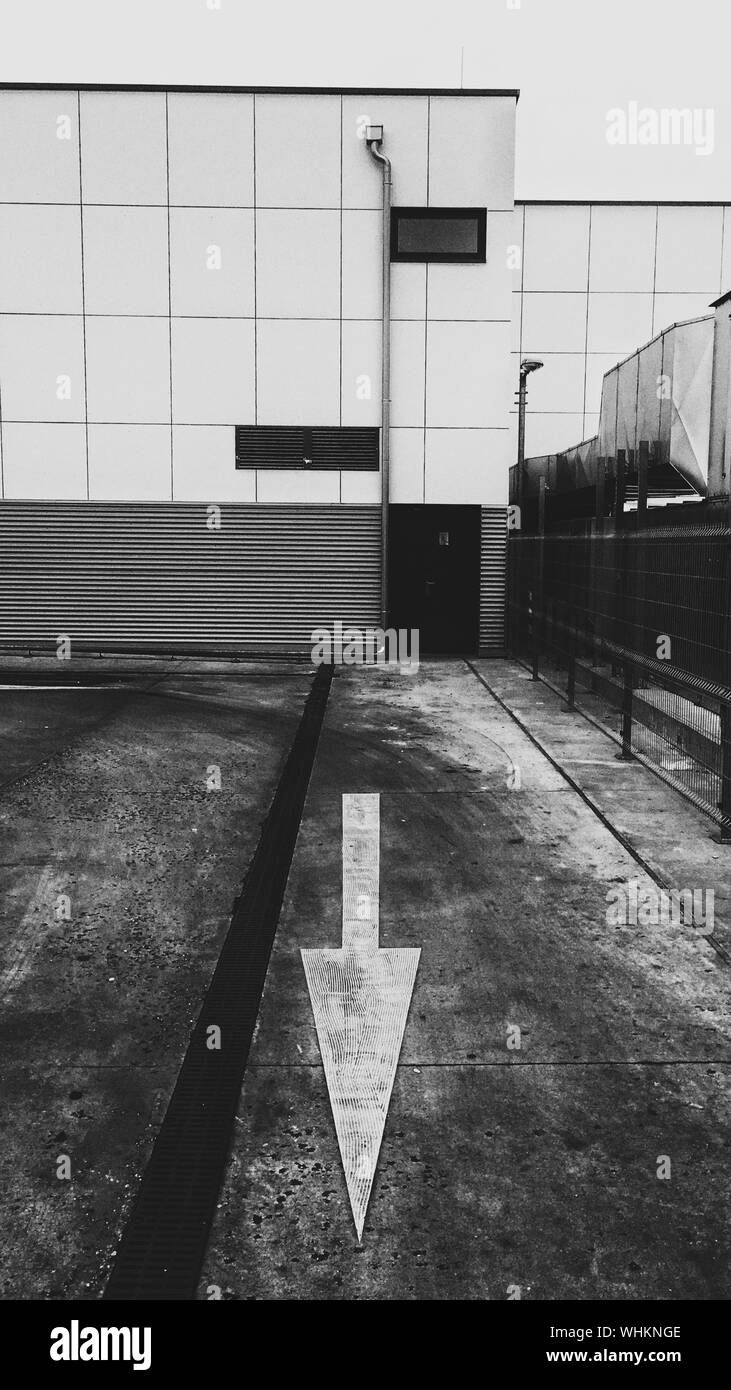 Directional Arrow On Ground High Resolution Stock Photography and ...