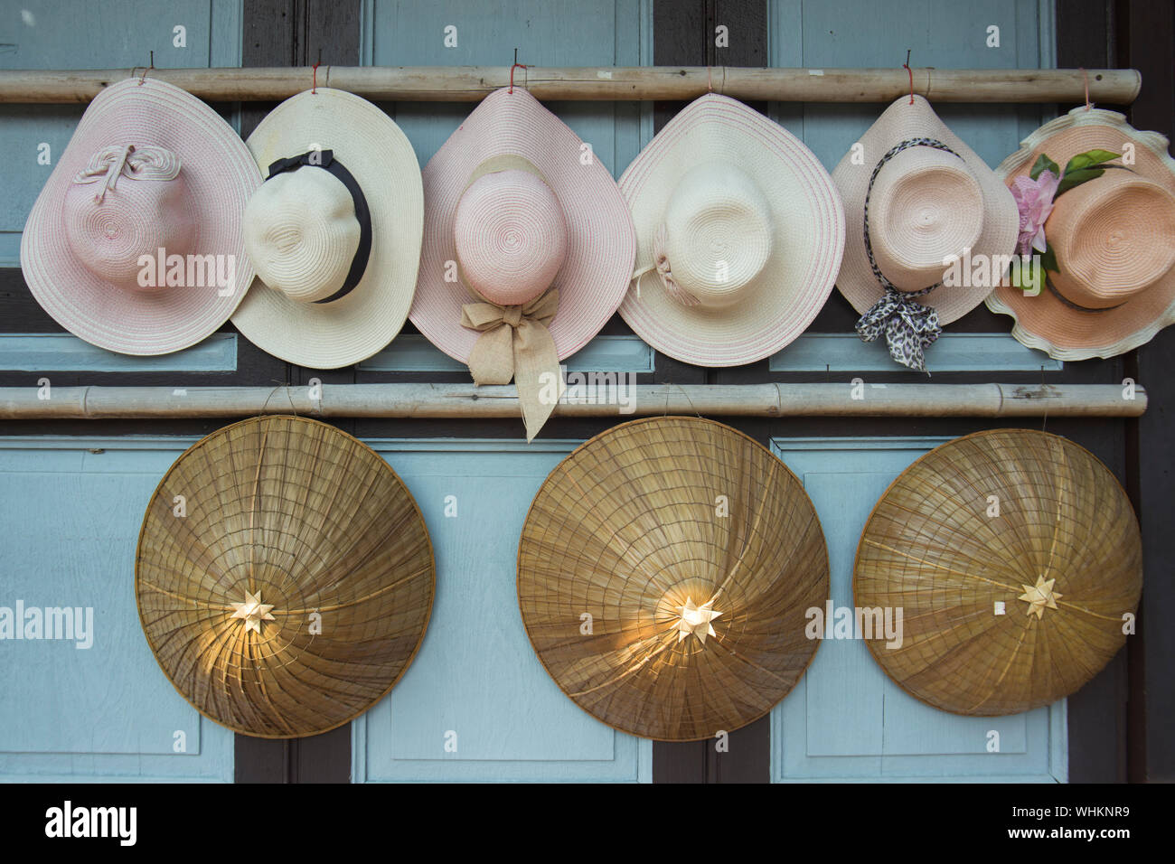 Asian conical hat hanging hi-res stock photography and images - Alamy