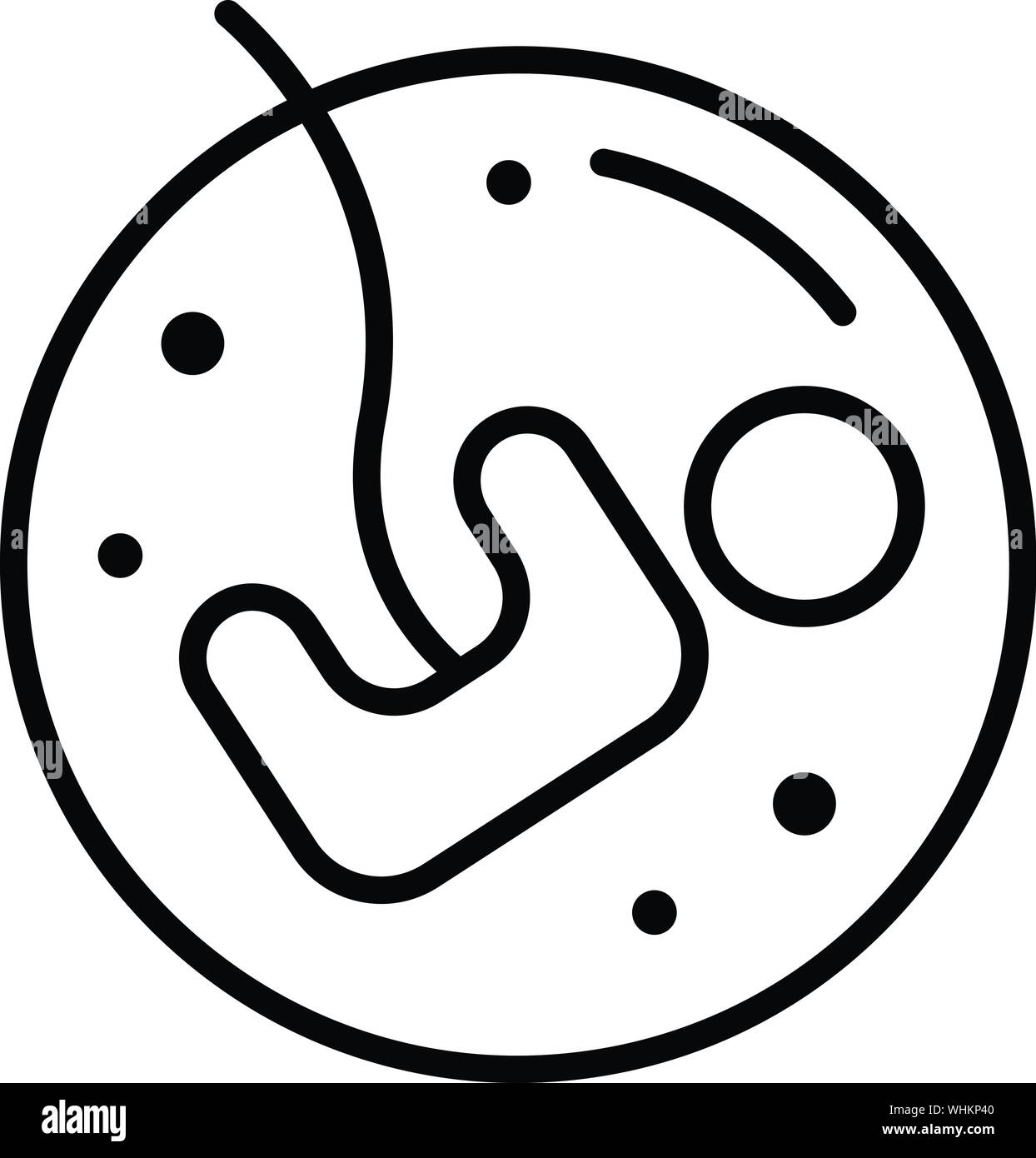 Human embryo in womb Stock Vector Images - Alamy