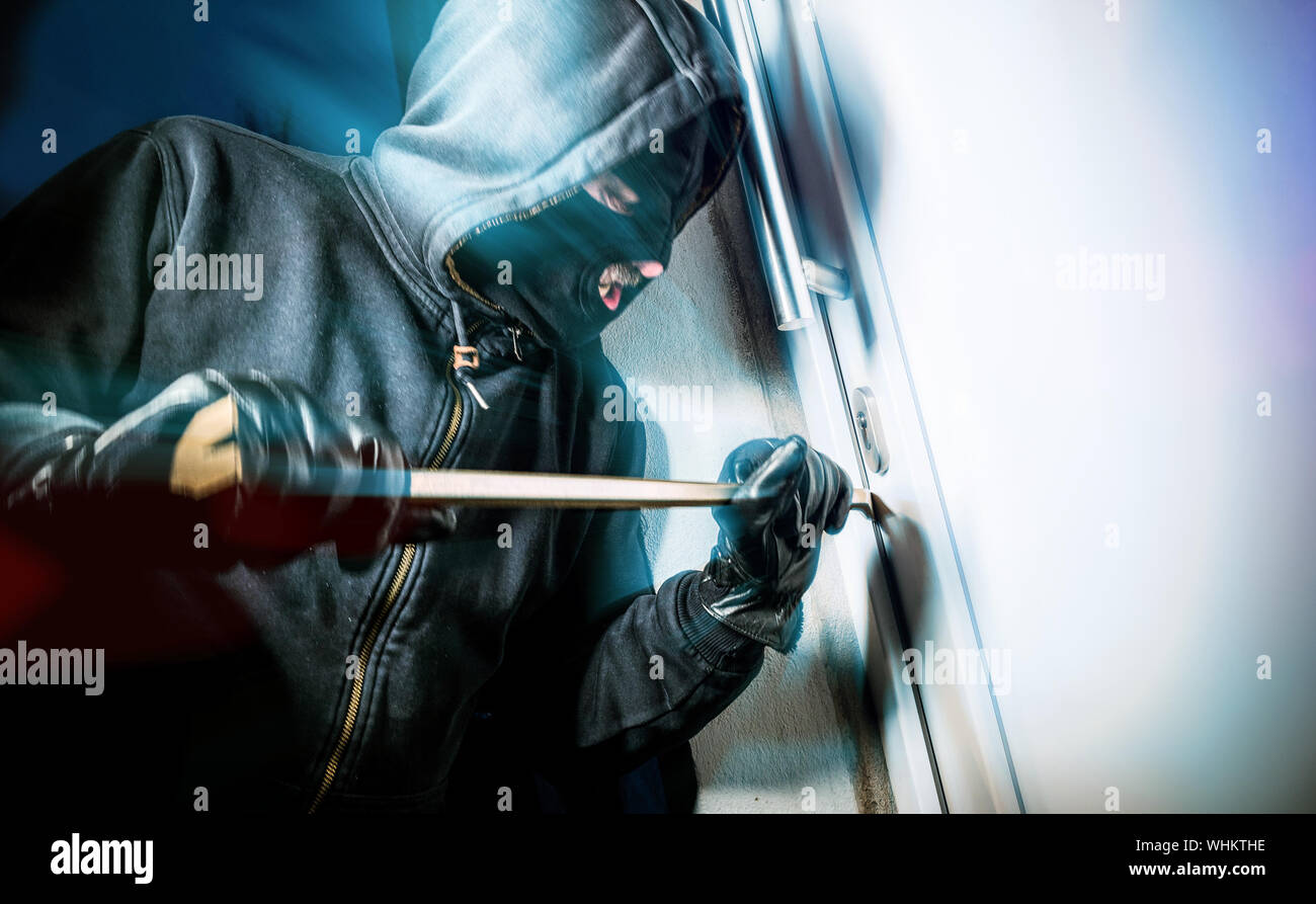 Home breaking hi-res stock photography and images - Alamy