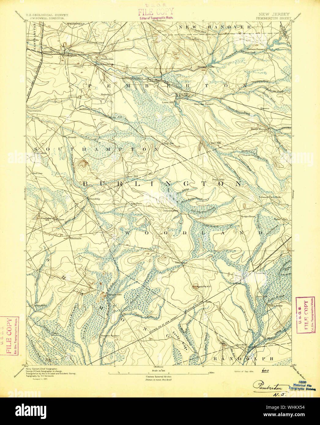 Pemberton map hi-res stock photography and images - Alamy