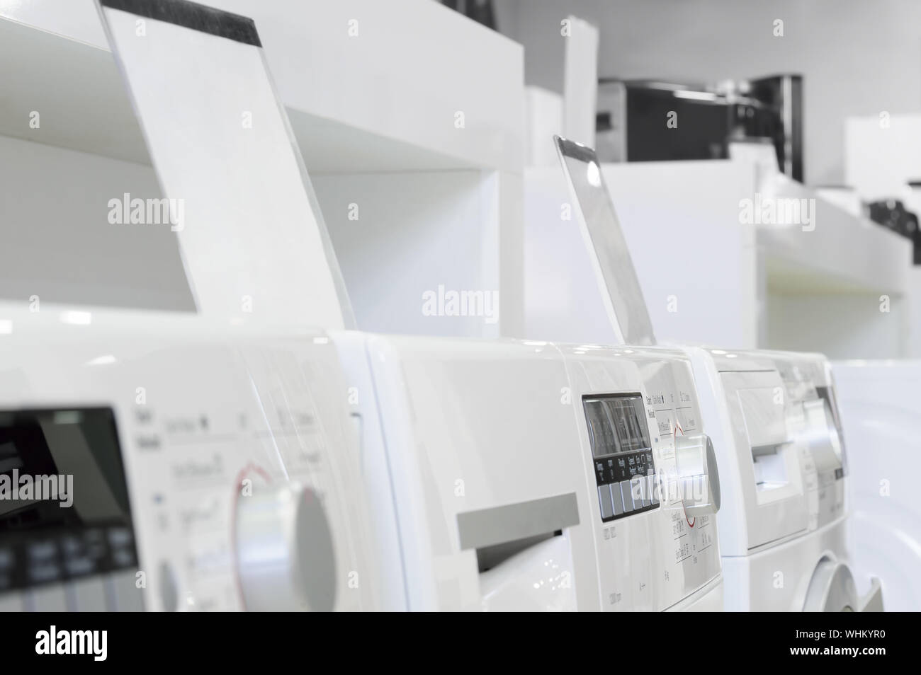 Modern washing machines hi-res stock photography and images - Alamy