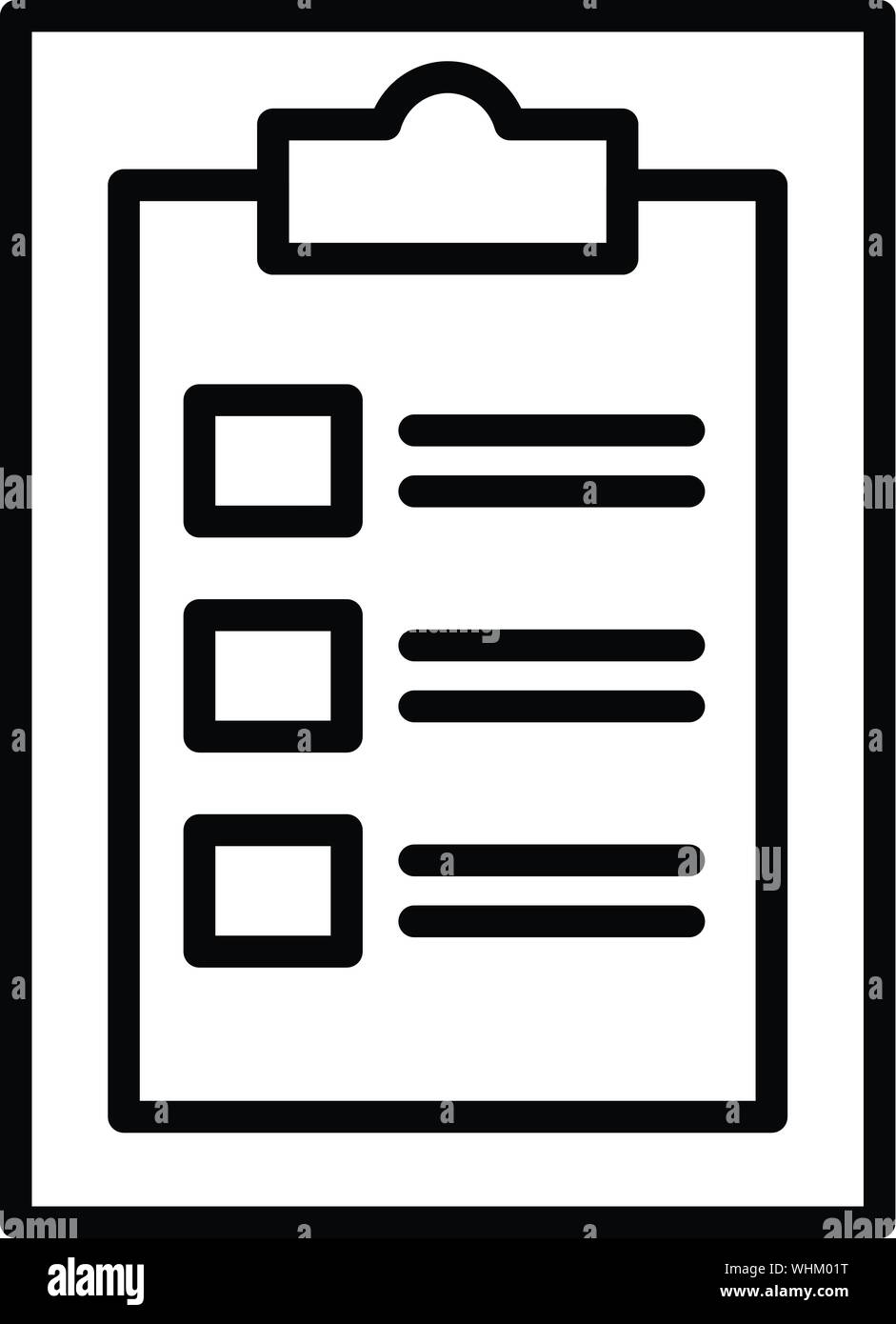 Doctor form icon, outline style Stock Vector Image & Art - Alamy