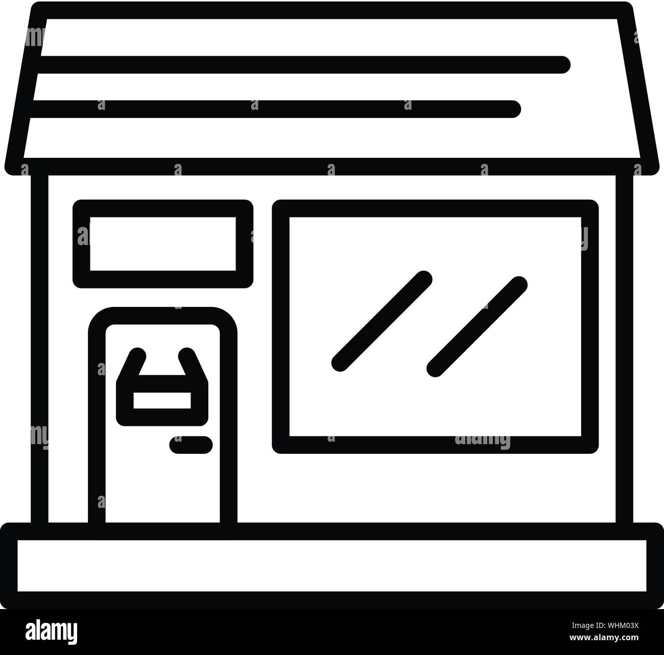 Dairy shop icon, outline style Stock Vector Image & Art - Alamy