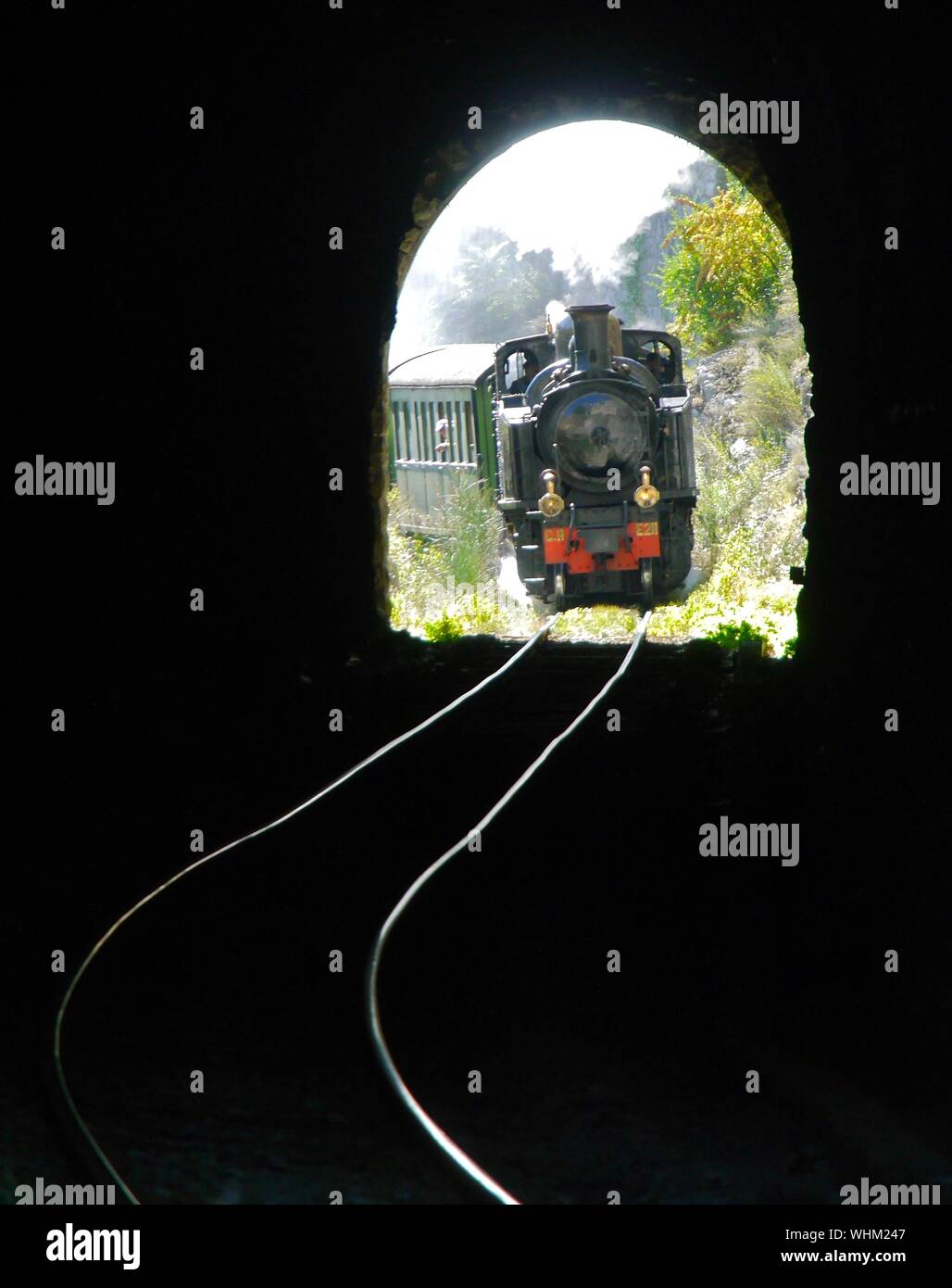 Old train track tunnel hi-res stock photography and images - Alamy