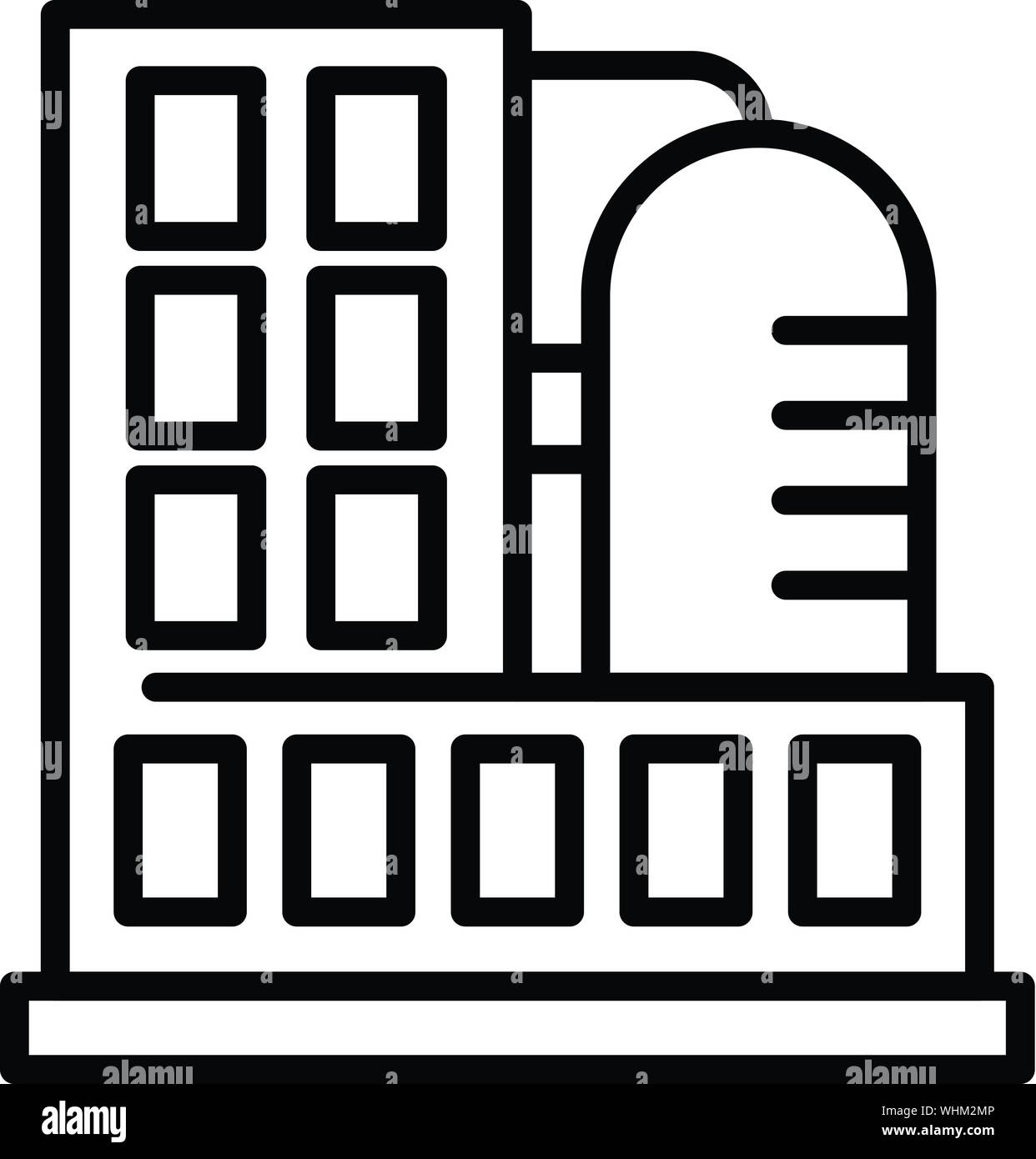 Dairy factory icon, outline style Stock Vector Image & Art - Alamy